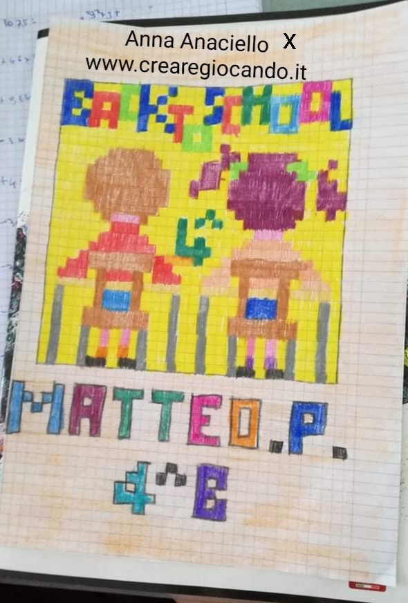 BACK TO SCHOOL PIXEL ART * Crearegiocando