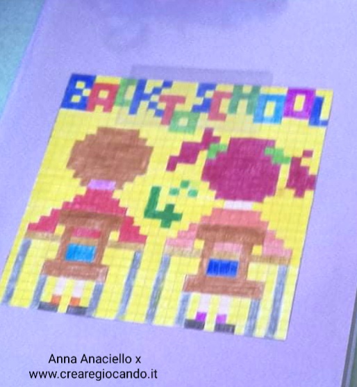 BACK TO SCHOOL PIXEL ART * Crearegiocando