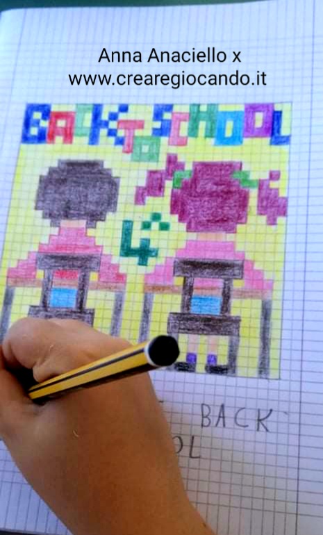 BACK TO SCHOOL PIXEL ART * Crearegiocando