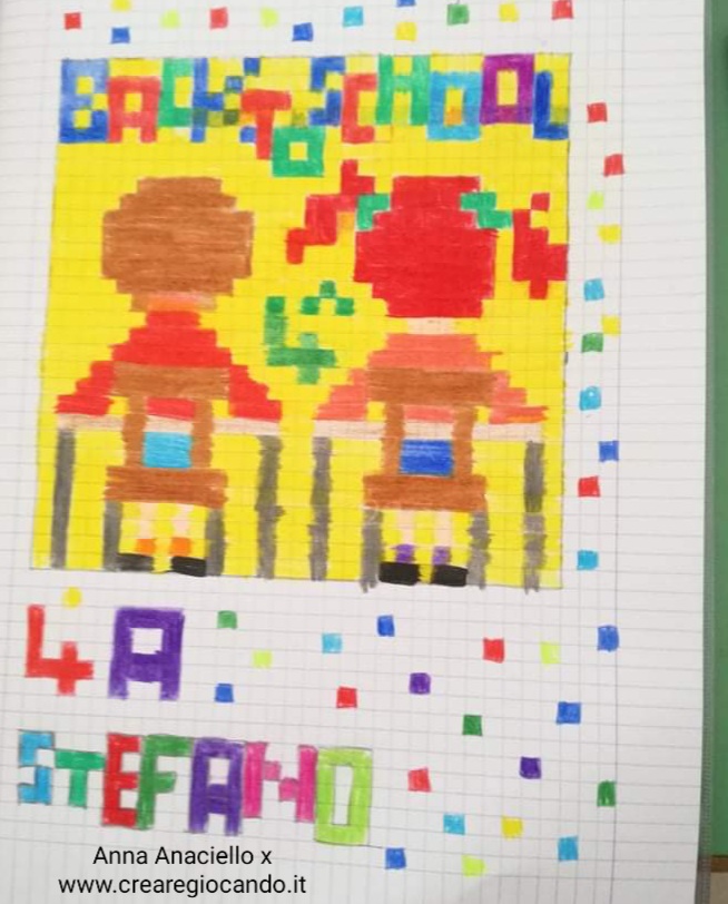 BACK TO SCHOOL PIXEL ART * Crearegiocando