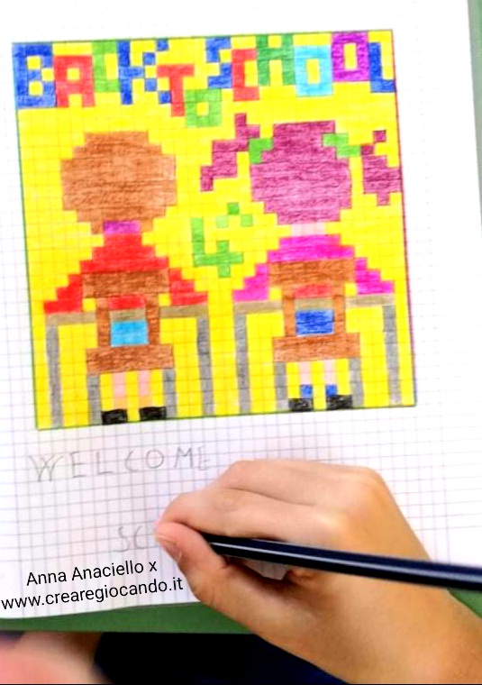 BACK TO SCHOOL PIXEL ART * Crearegiocando