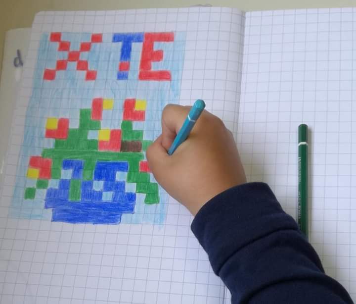 PIXEL ART FESTA DELLA MAMMA * Crearegiocando